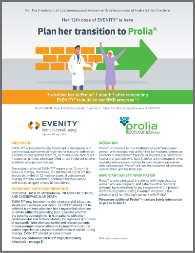 EVENITY® Resources for Your Office and Patients | EVENITY®